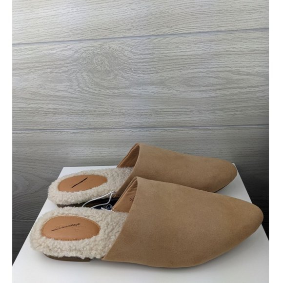 Universal Thread | Shoes | Zuri Camel Pointed Toe Flat Mule Slippers ...
